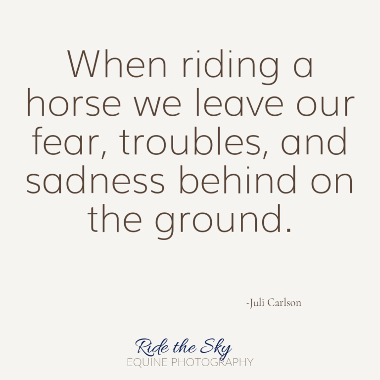 26 Great Horse Quotes - Ride the Sky Equine Photography